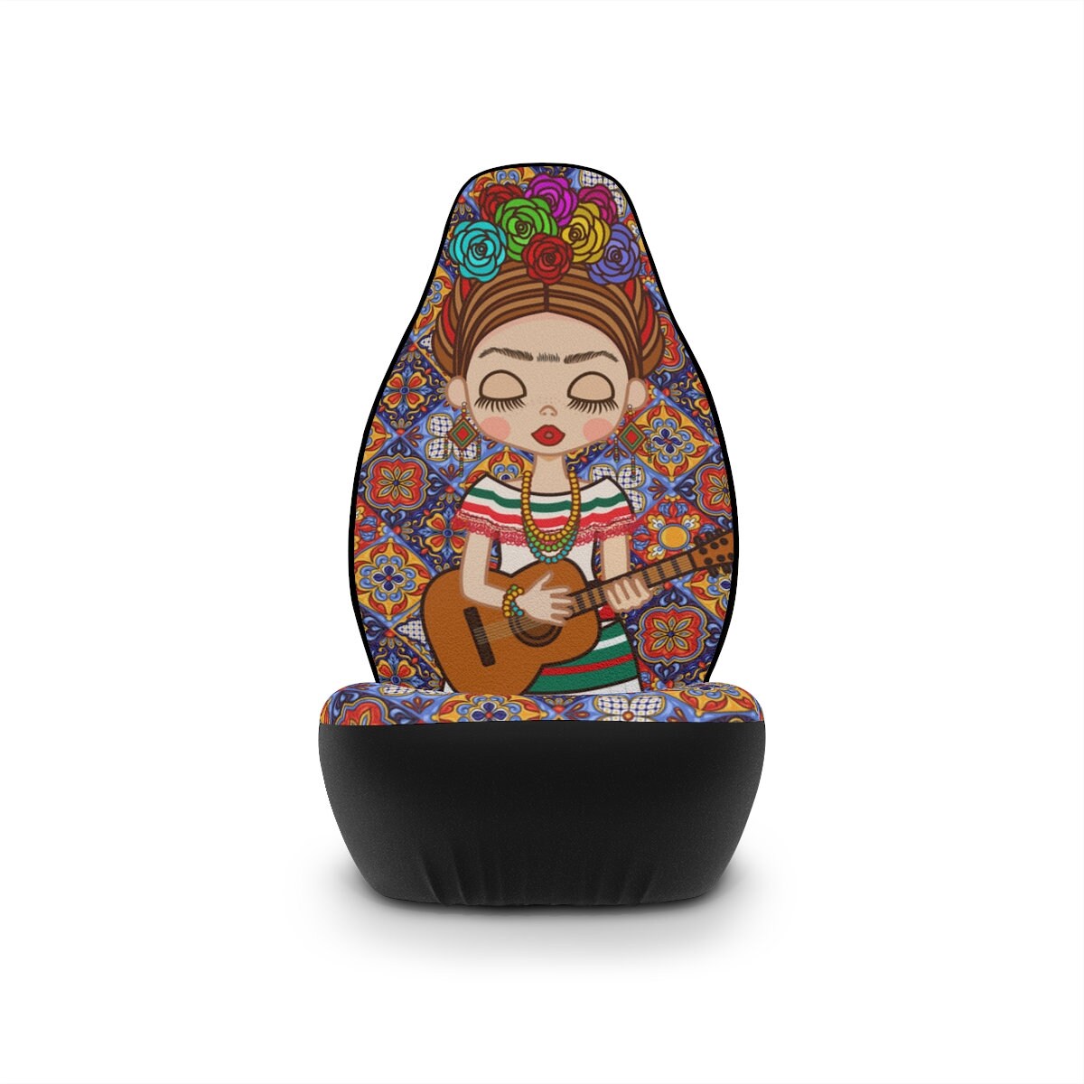 Frida Car Seat Covers,mexican Tiles Car Decor Aesthetic Gift for Her ...