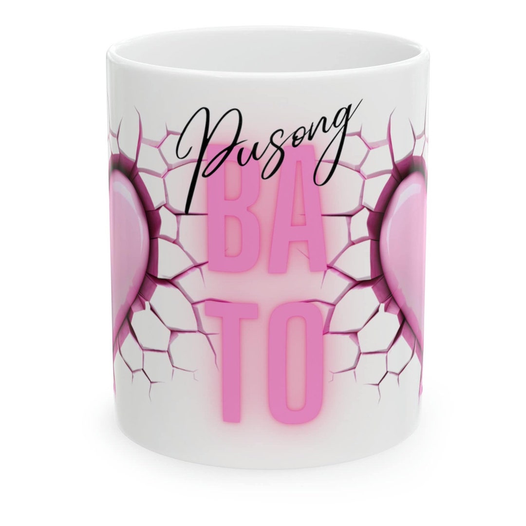 Filipino Coffee Mug, Pinoy Hugot Ceramic Mug With Handle 11 Oz Funny ...