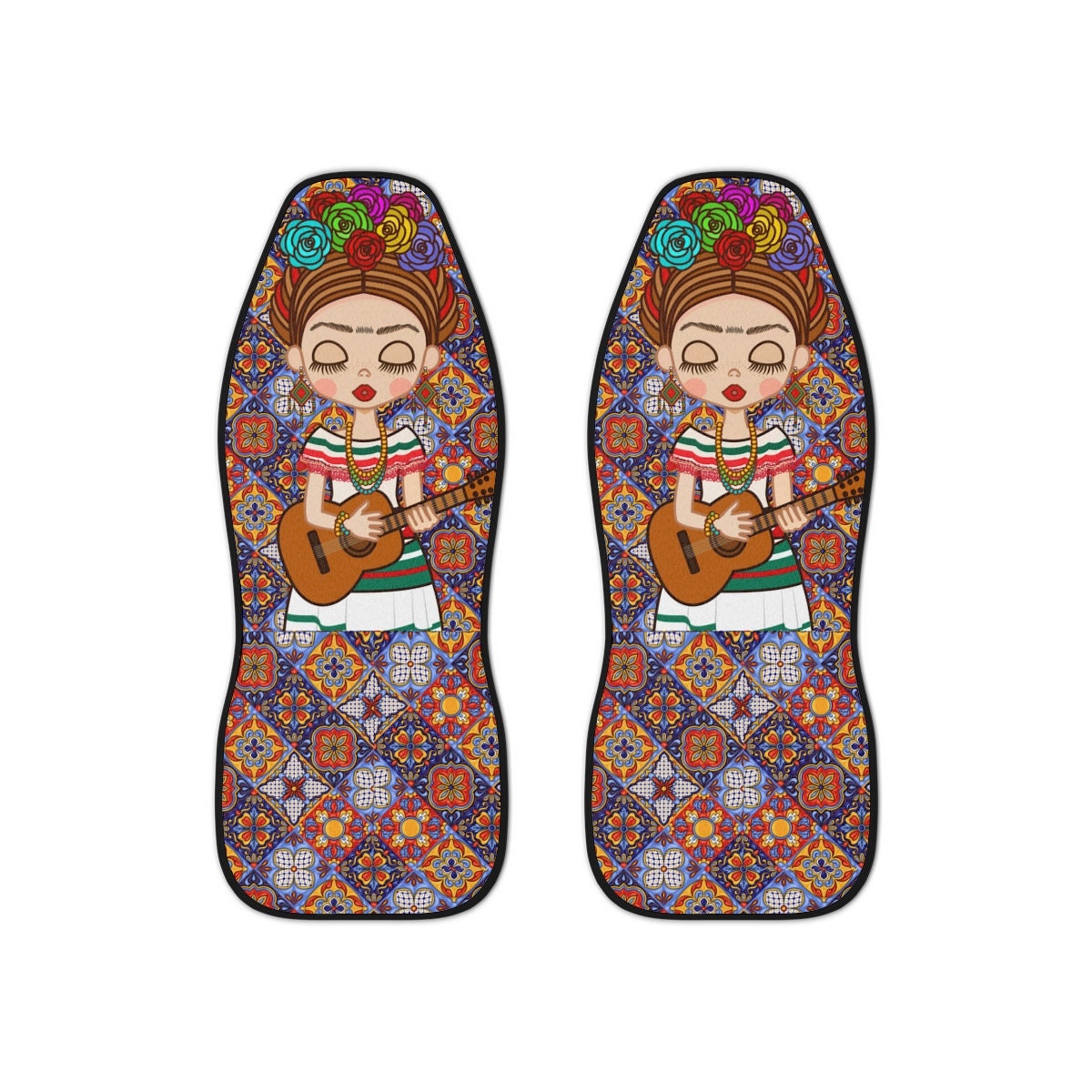 Frida Car Seat Covers,mexican Tiles Car Decor Aesthetic Gift for Her ...