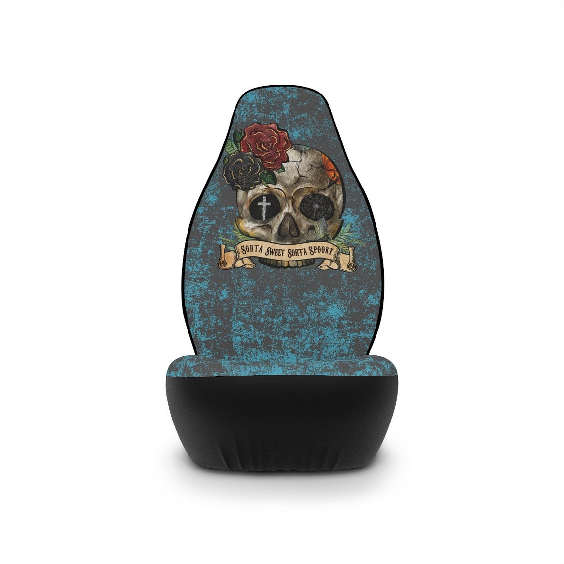 Goth Car Seat Covers,grunge Car Decor Aesthetic Gift for Her,teal Car ...