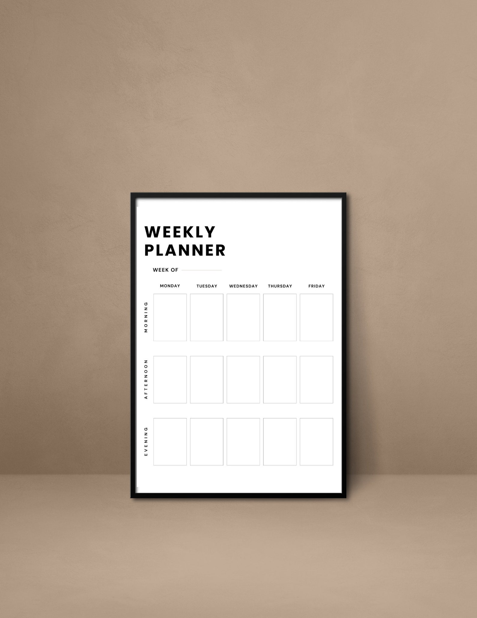 Weekly Planner Simple - Etsy