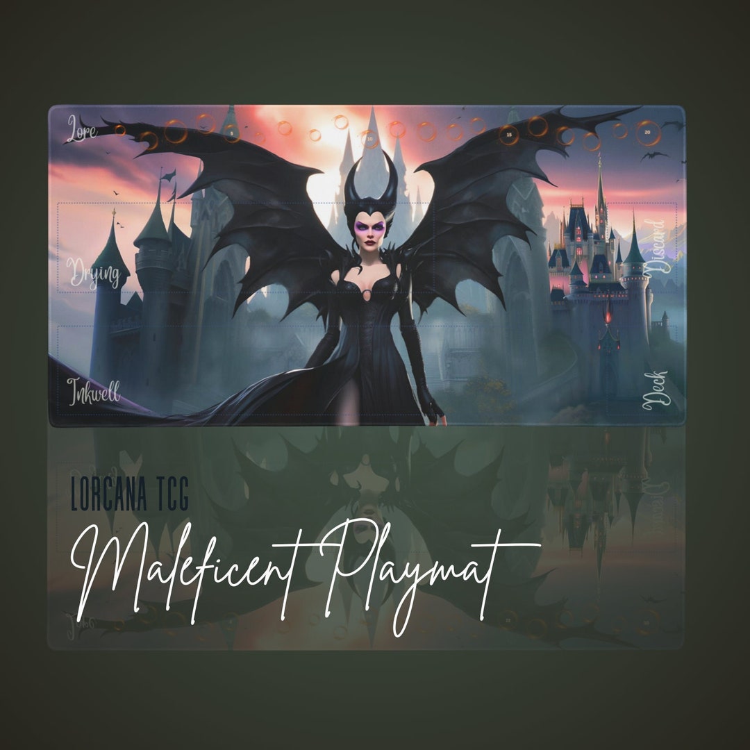 Maleficent-inspired Playmat for Lorcana Strategy Enhanced - Etsy