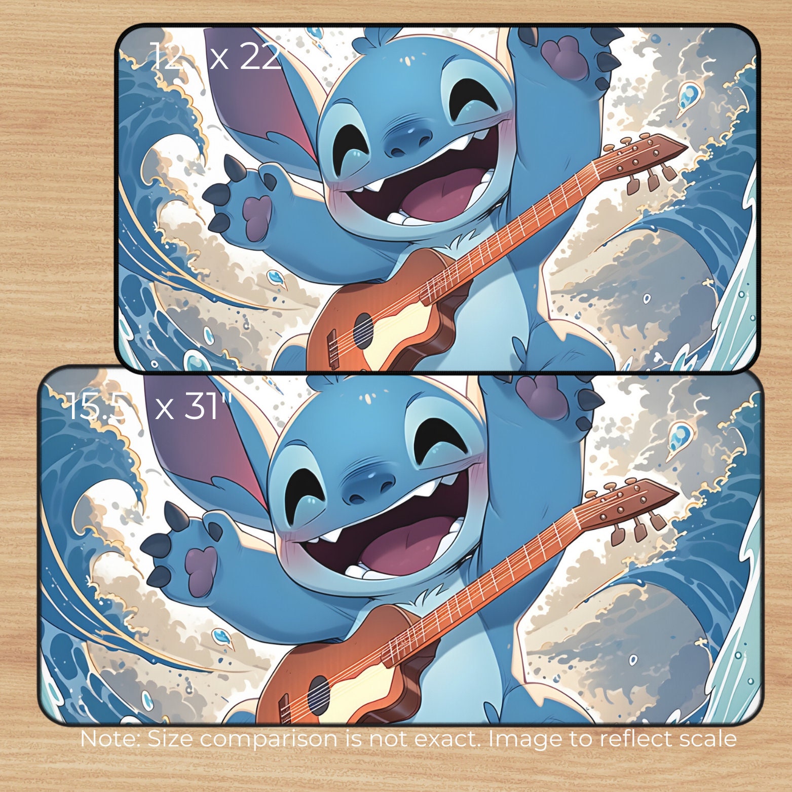 Adorable Rocker Stitch Playmat for Lorcana the Card Game Choose With or ...