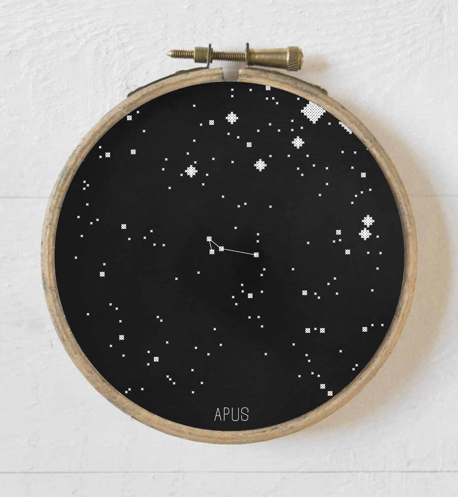 Apus Constellation Cross Stitch Pattern Beginner Needlepoint - Etsy