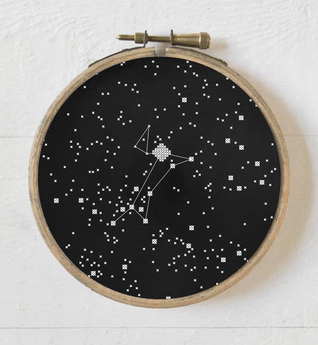 Canis Major Constellation, Cross Stitch Pattern, Beginner Needlepoint ...