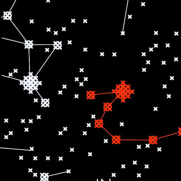 Scorpius Constellation Star Map, Cross Stitch Pattern, Beginner ...