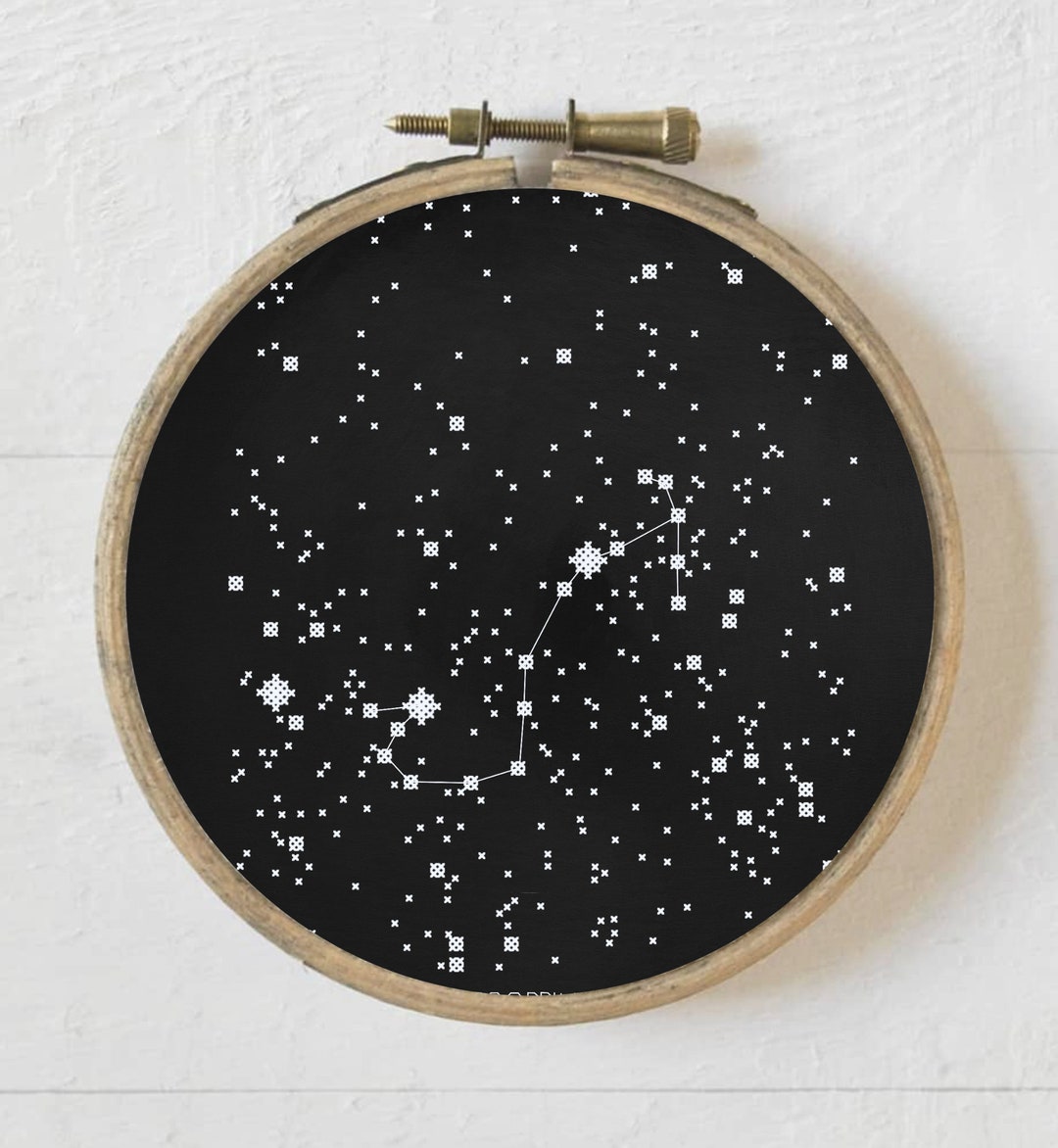 Scorpius Constellation, Cross Stitch Pattern, Beginner Needlepoint ...