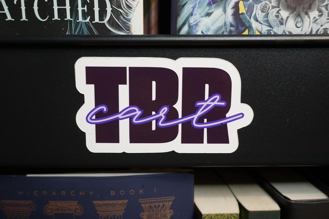 TBR (to Be Read) Cart Magnet With Glossy Finish, Handmade - Etsy
