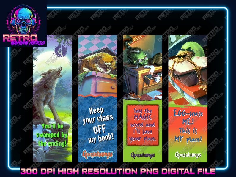 Free Printable Goosebumps Bookmarks at Kate Terry blog