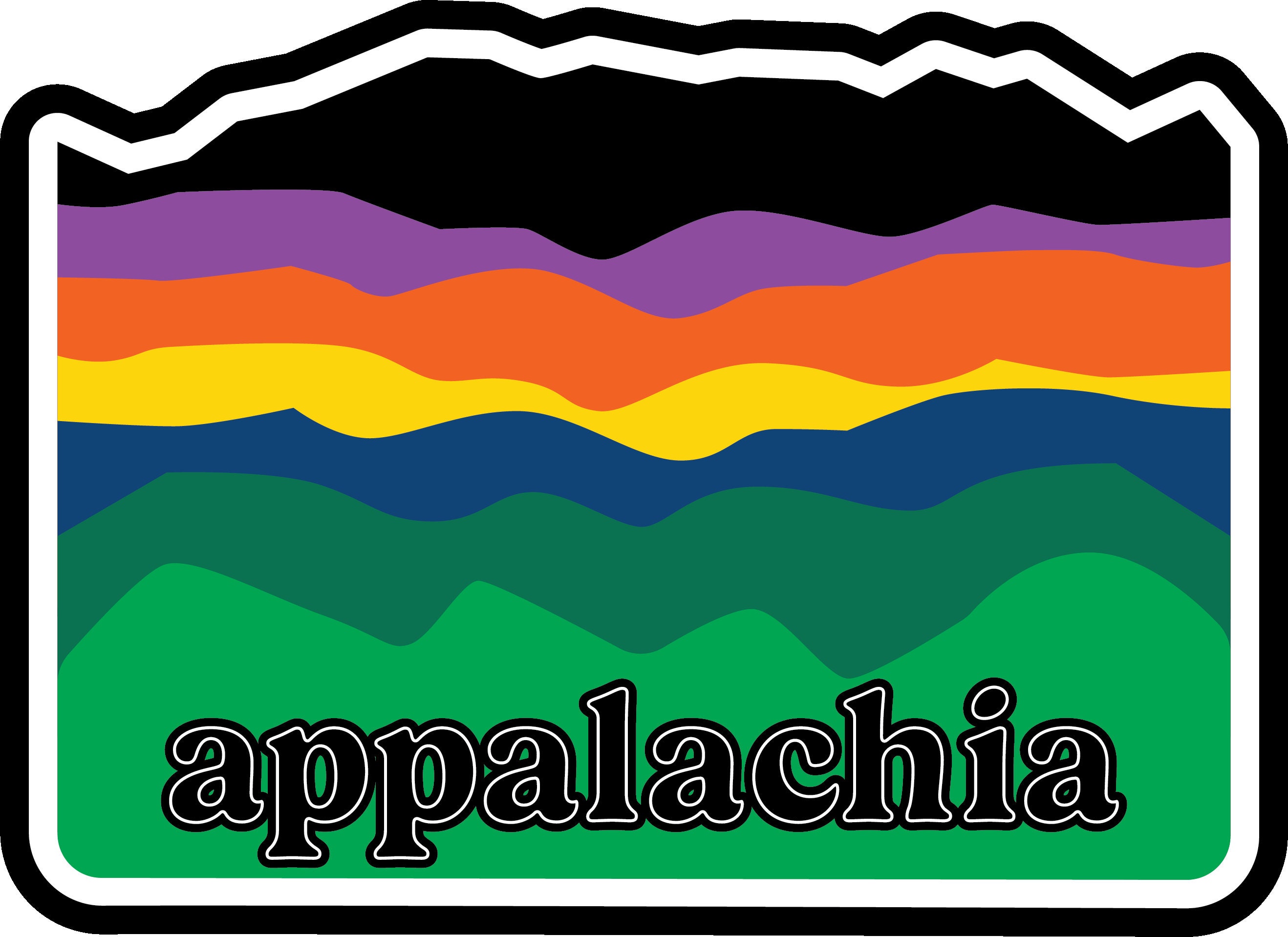 Appalachia All Weather Die Cut Decal - Etsy