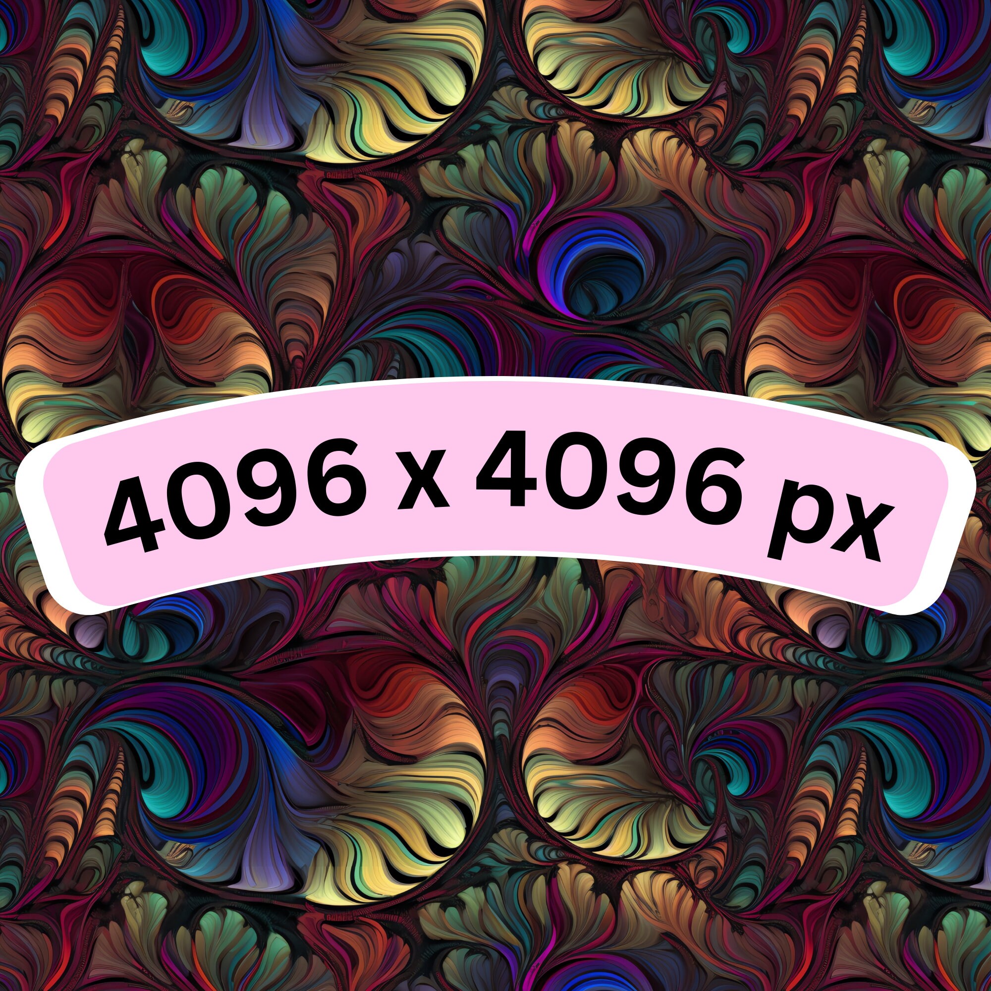 Digital Paper | Fractals - Scrapbook Set (12 Tiling Digital Papers ...