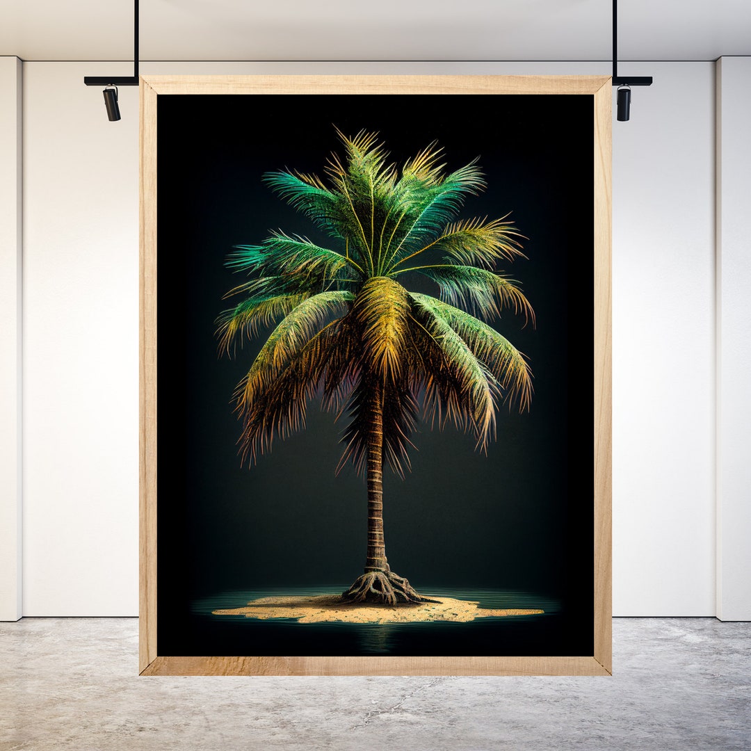 Digital Art Print | Palm Tree | Printable Illustration | 5 Sizes ...