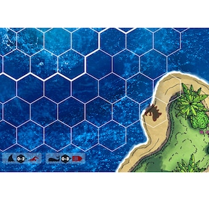 Boardgame Escape From Atlantis Playmat -UNOFFICIAL PRODUCT - Etsy
