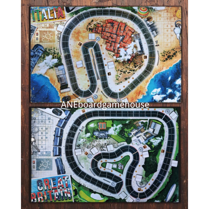 Boardgame Heat: Pedal to the Metal Playmat-unofficial PRODUCT - Etsy ...