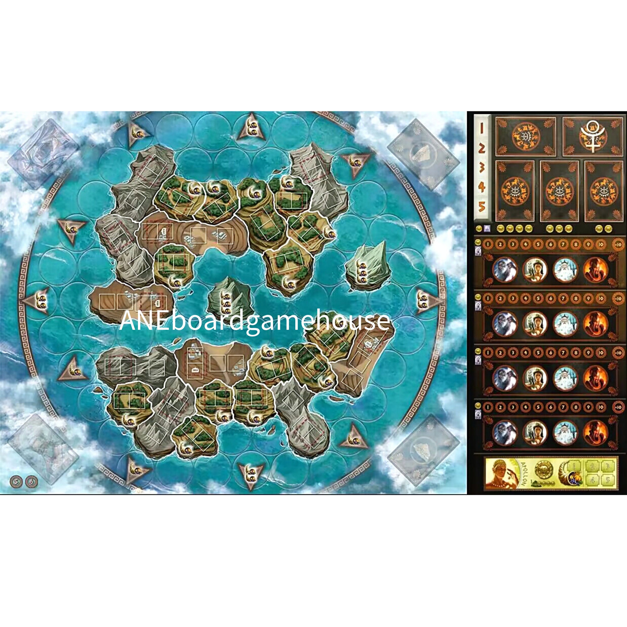 Boardgame- Cyclades Playmat-unofficial PRODUCT - Etsy