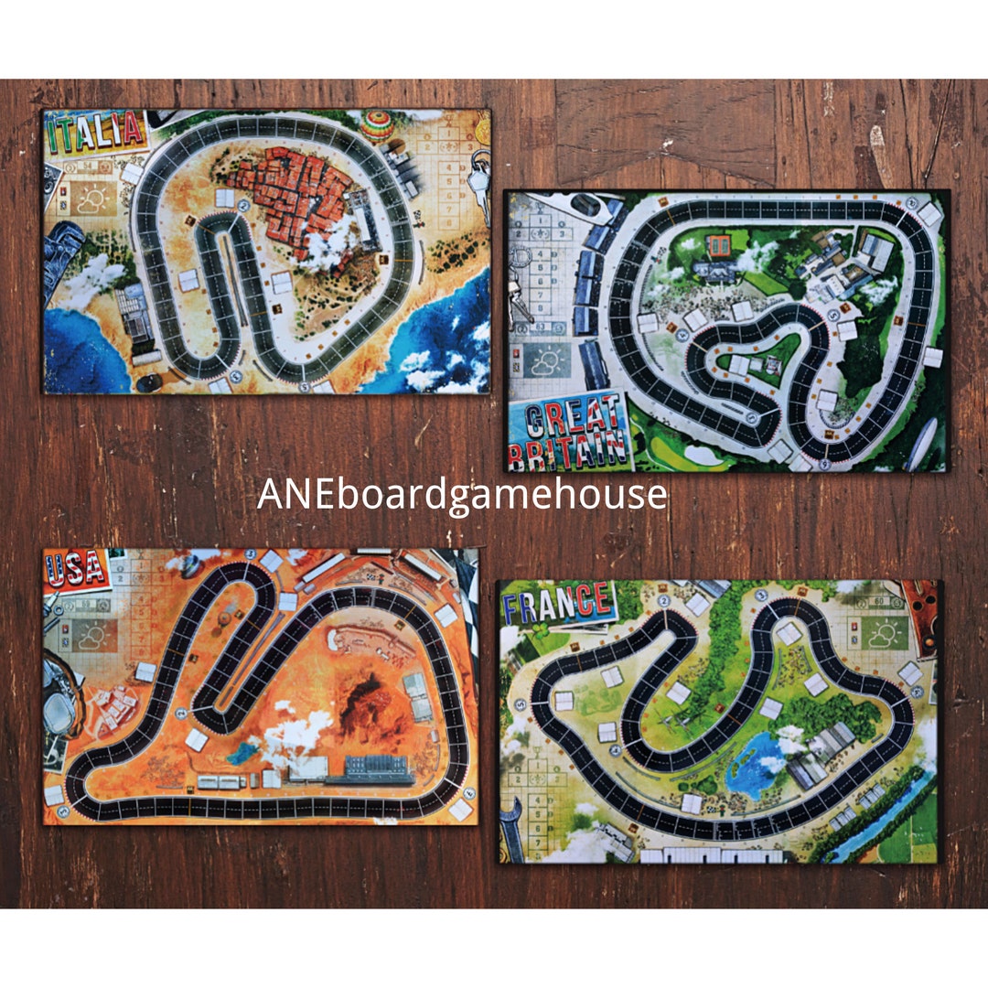 Boardgame Heat: Pedal to the Metal Playmat-unofficial PRODUCT - Etsy ...