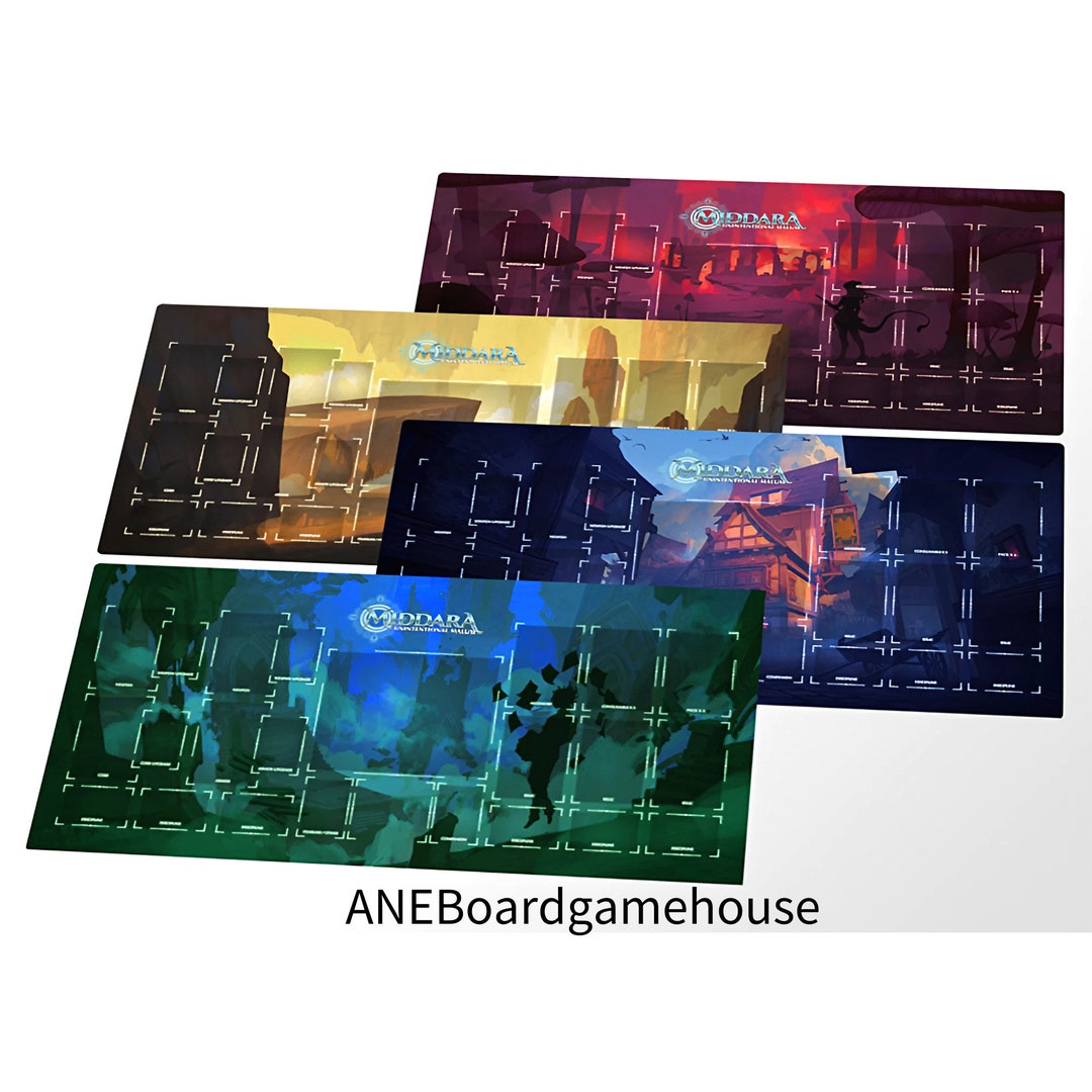 Boardgame Middara Playmat, Total 4 Piece- UNOFFICIAL PRODUCT - Etsy