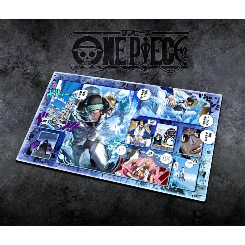Boardgame- One Piece OPCG Luffy Playmat With Stitched Edges, Custom One ...