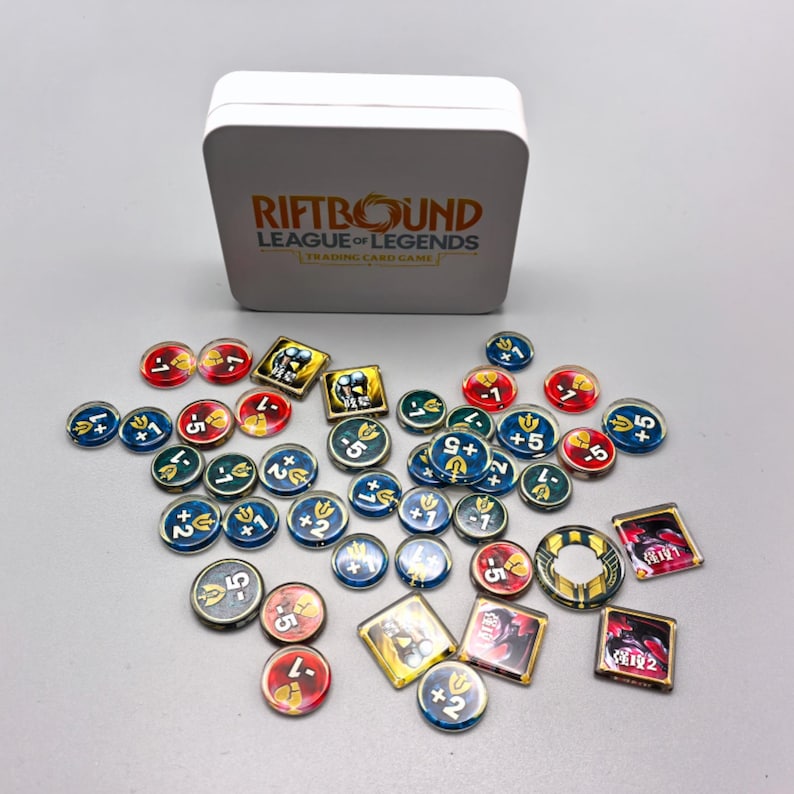 Boardgame- Custom Riftbound TCG League of Legends Tokens-unofficial PRODUCT - Etsy