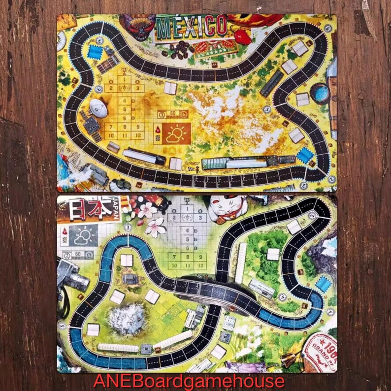 Boardgame- Heat: Pedal to the Metal Playmat-unofficial PRODUCT - Etsy