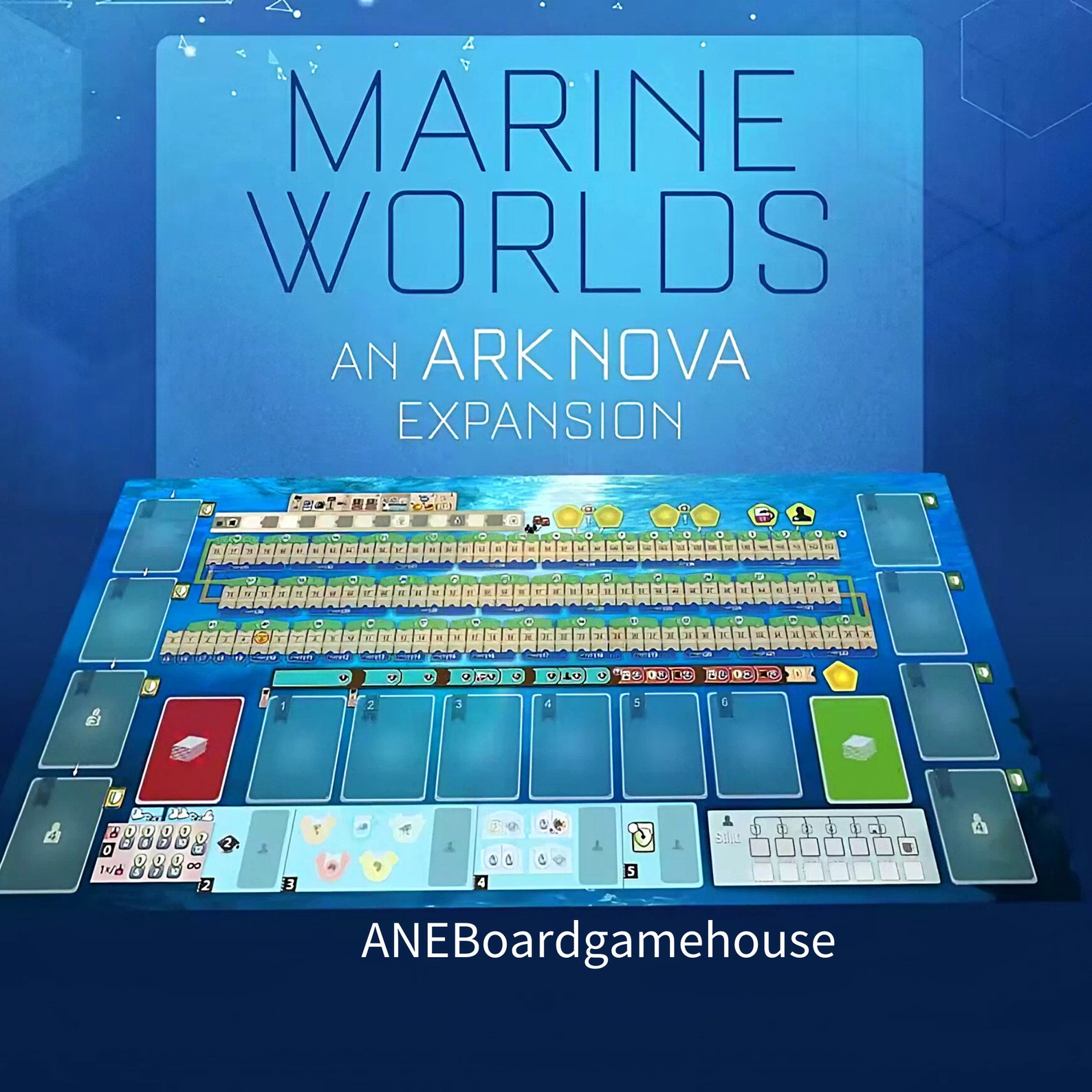 Boardgame-ark Nova Marin Worlds Expansion Playmat-unofficial PRODUCT - Etsy
