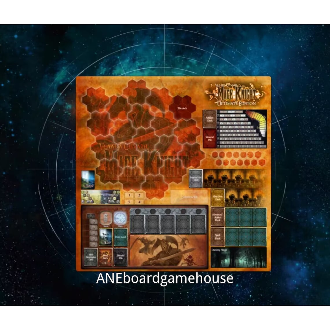 Boardgame-mage Knight Playmat-unofficial PRODUCT - Etsy