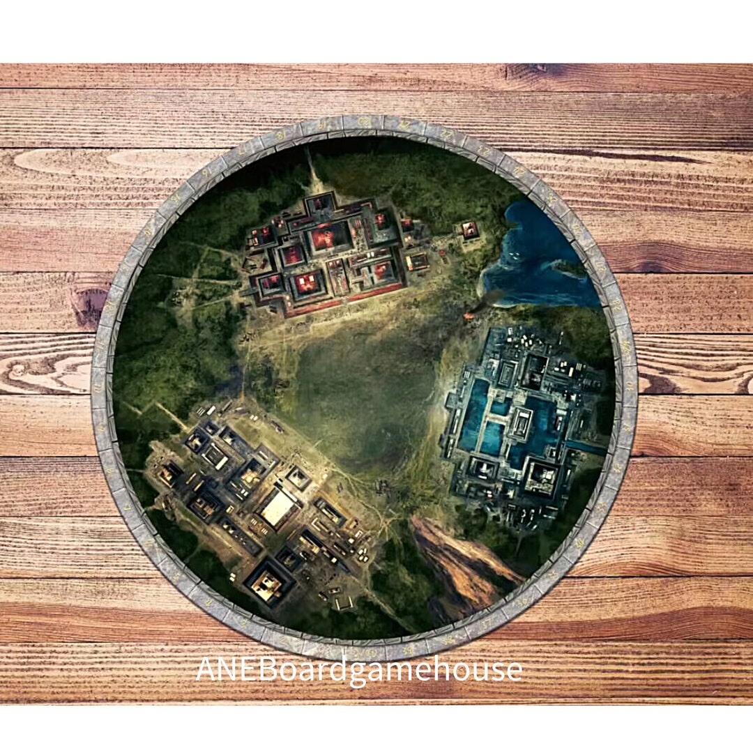 Boardgame-round Yucatan Playmat-unofficial PRODUCT - Etsy