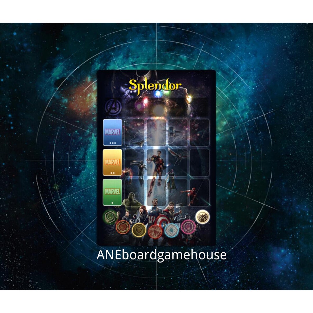 Boardgame- Splendor Marvel Playmat-unofficial PRODUCT - Etsy