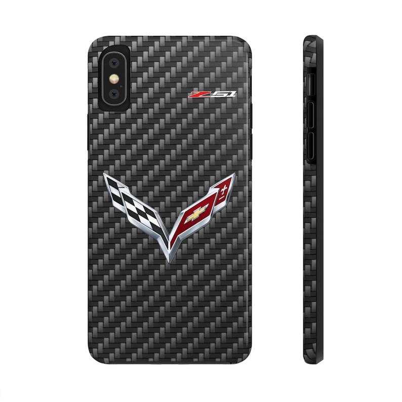 Z51 Corvette Emblem Phone Case: Impact Resistant, Glossy Finish - Etsy