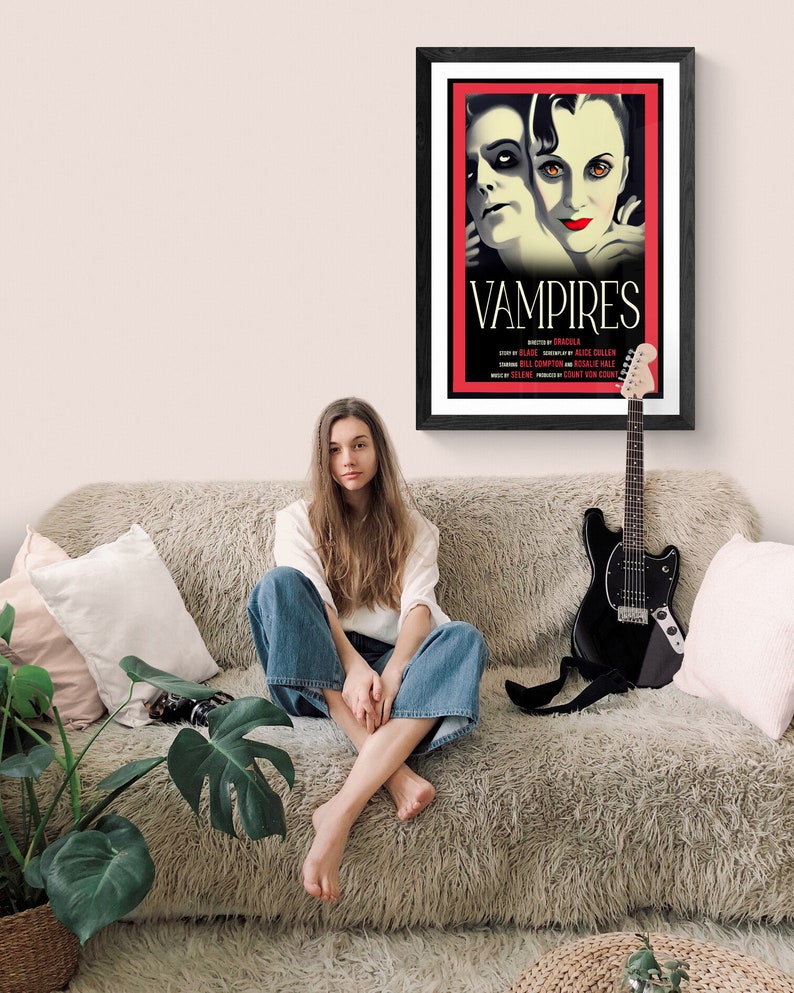 Printable Vintage-inspired Vampires Poster - Etsy
