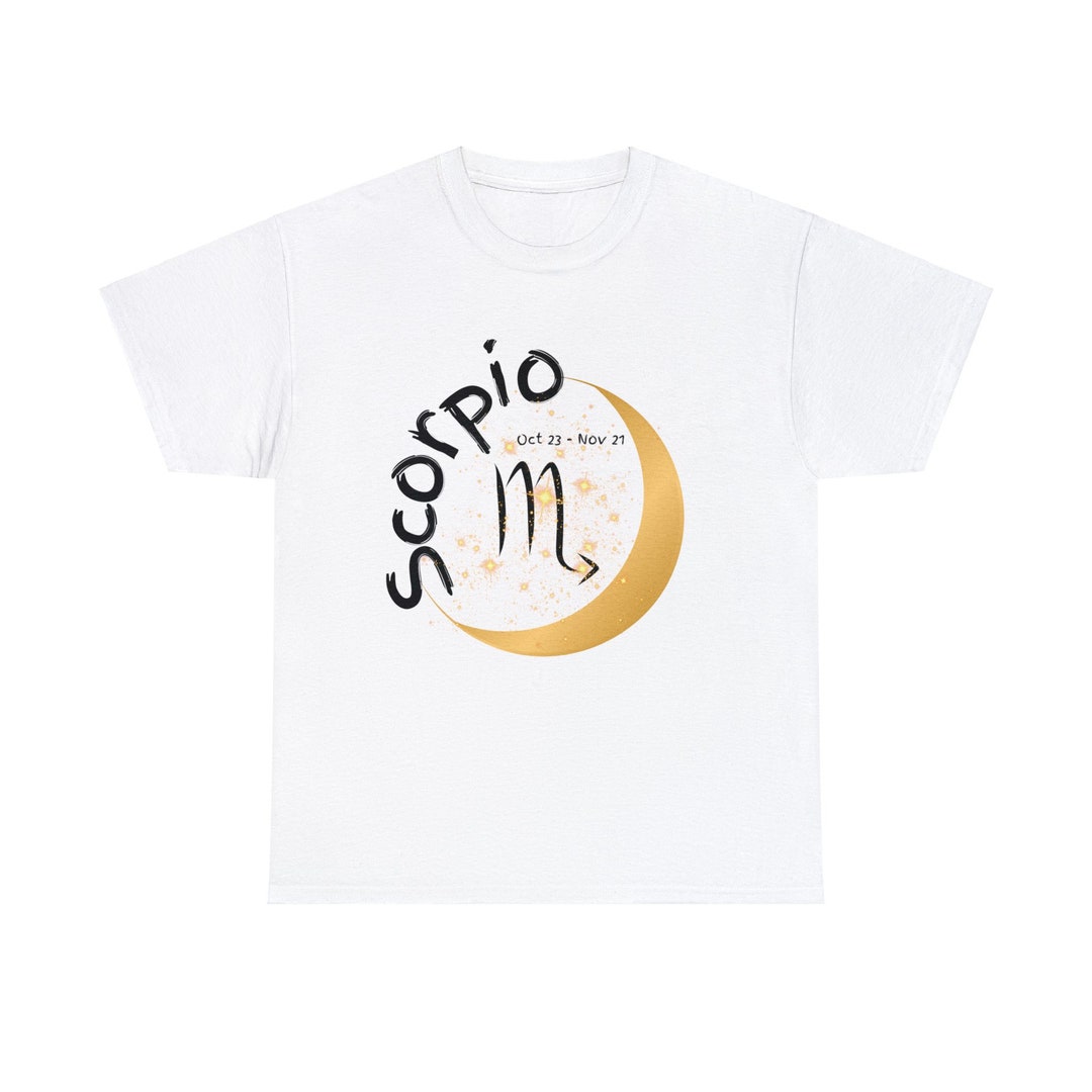 Scorpio Birth Month Tee - Etsy