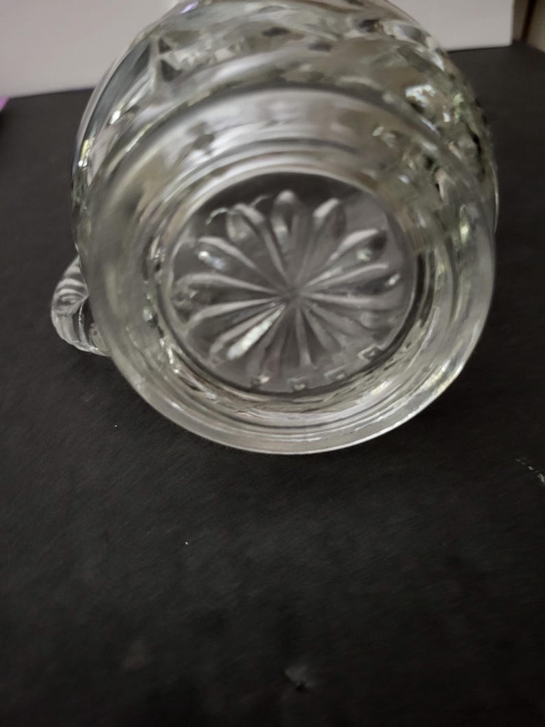 Clear Pitcher With a Star Design - Etsy