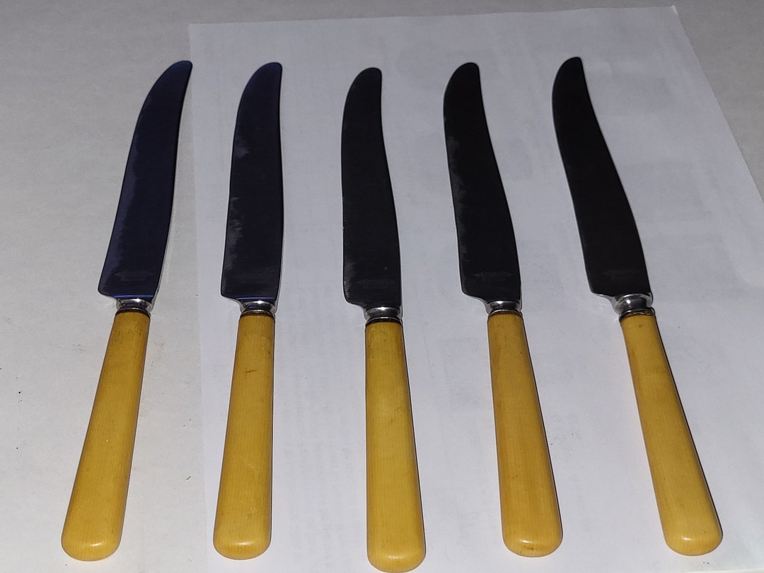 5 Vintage Kitchen Knives - Etsy