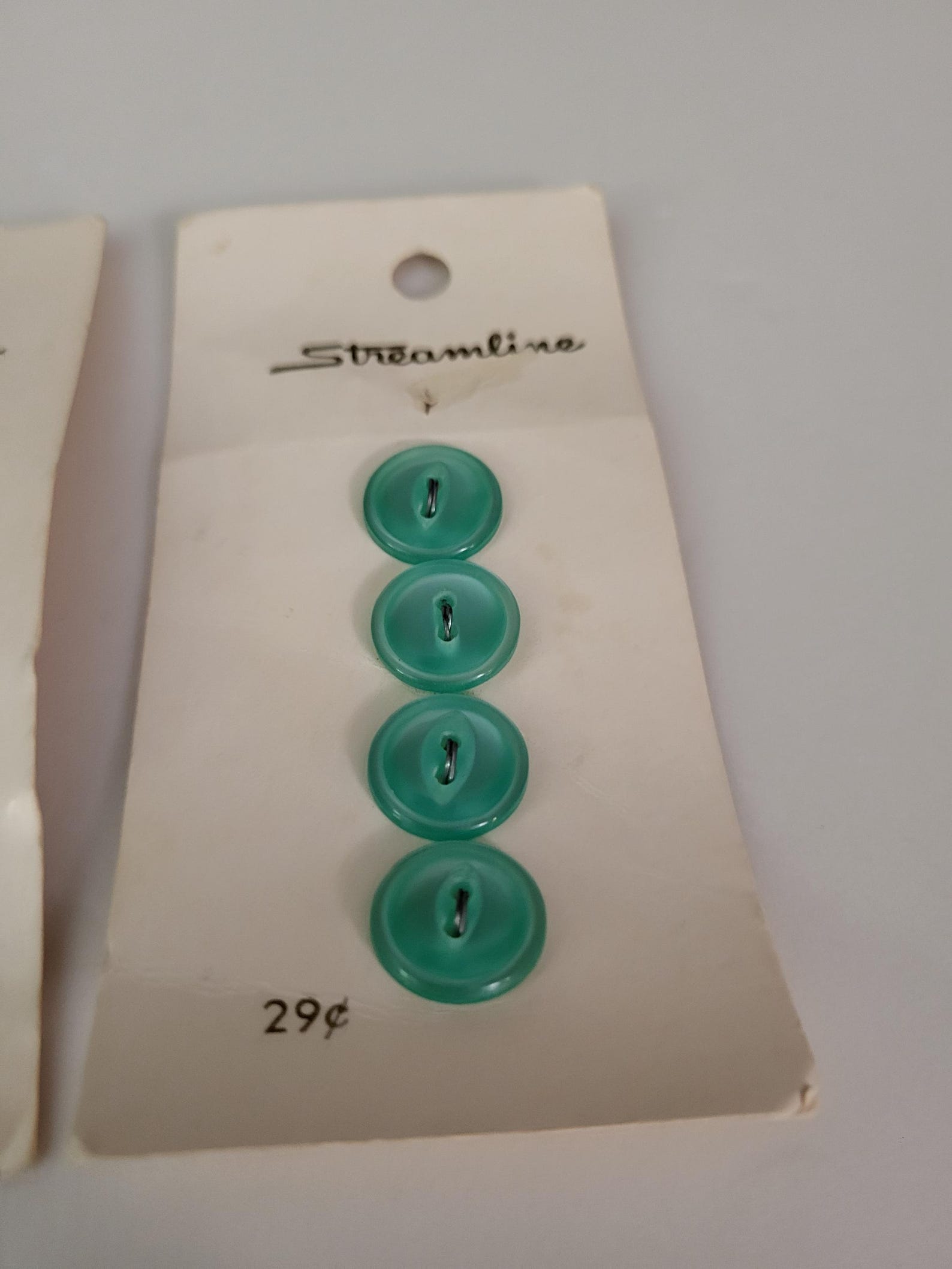 9 Vintage Streamline Buttons - Etsy