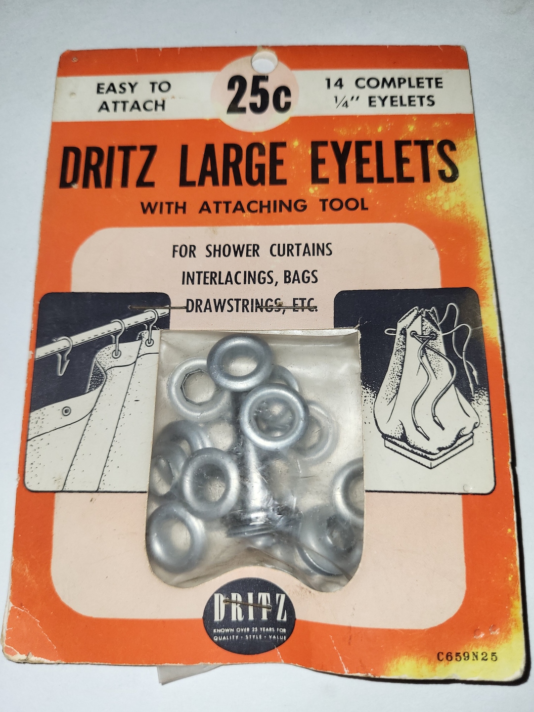 Vintage Dritz Large Eyelets - Etsy