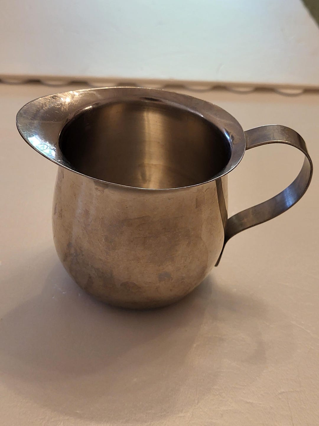 Small Stainless Steel Restaurant Style Pitcher - Etsy