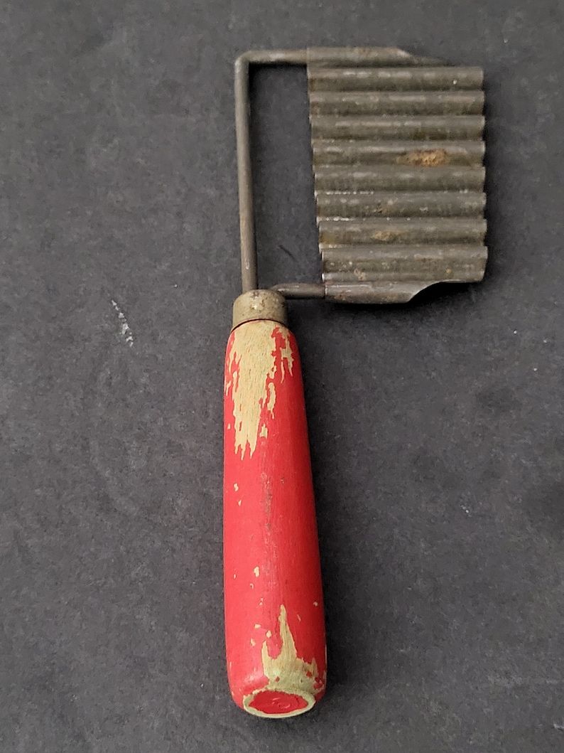 Crinkle Cutter With Red Handle - Etsy