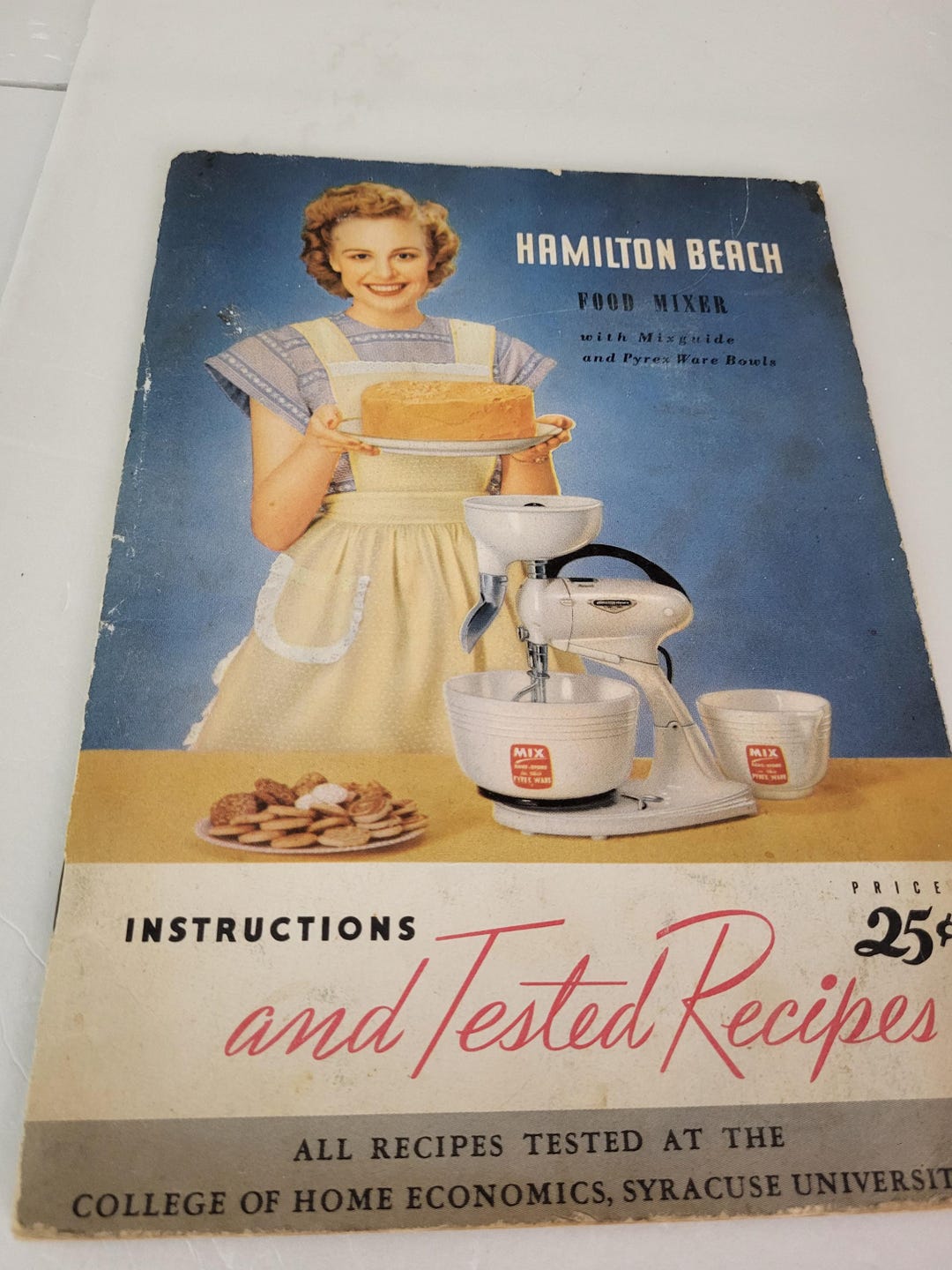 Hamilton Beach Food Mixer Instructions and Recipes - Etsy