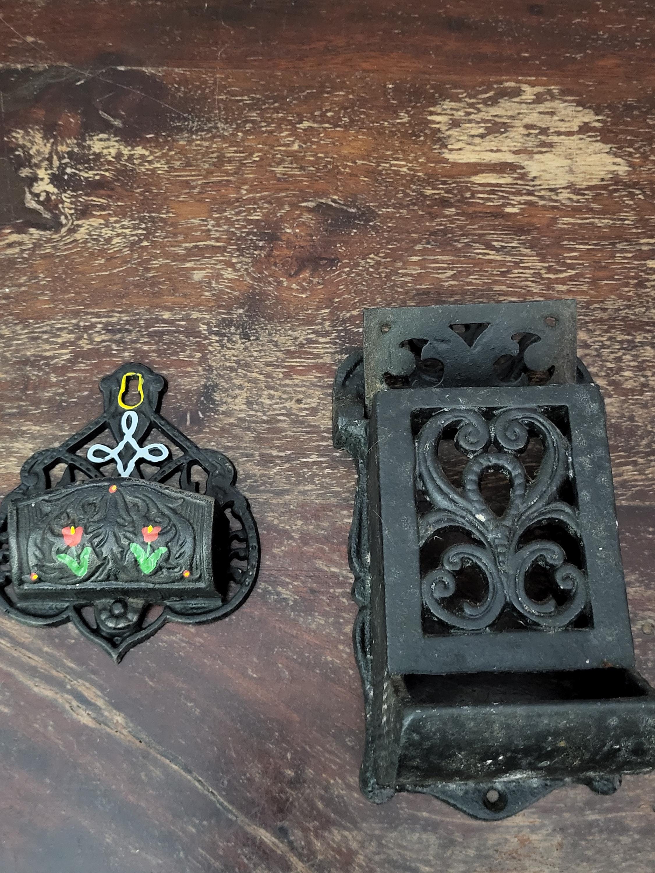 Vintage Cast Iron Match Holders: YOU CHOOSE - Etsy