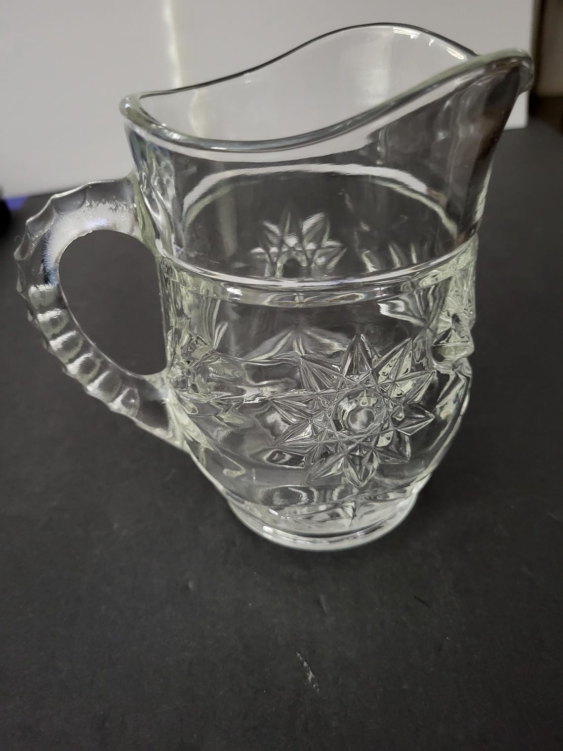 Clear Pitcher With a Star Design - Etsy