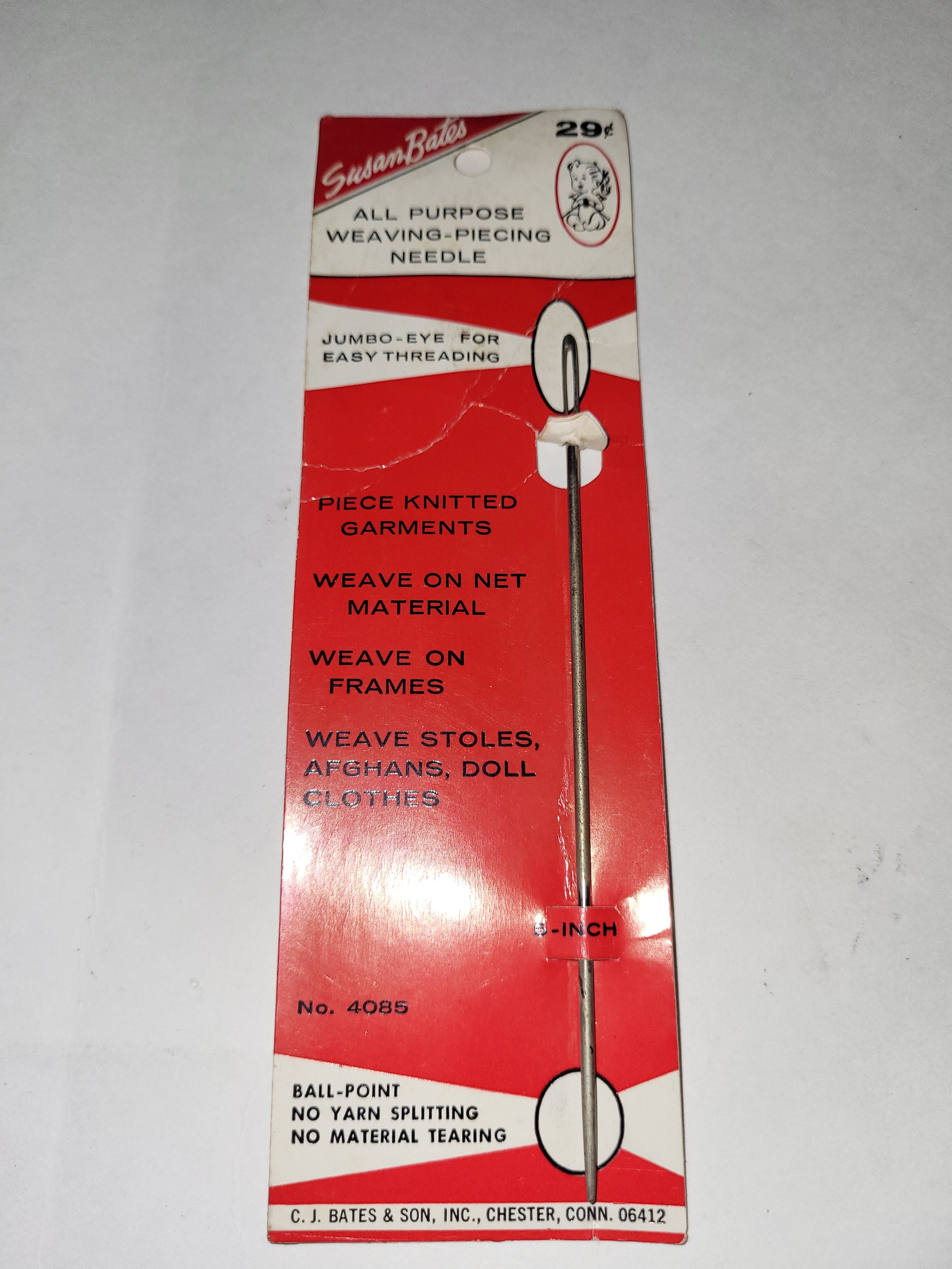 Vintage Susan Bates All Purpose Weaving Piecing Needle - Etsy