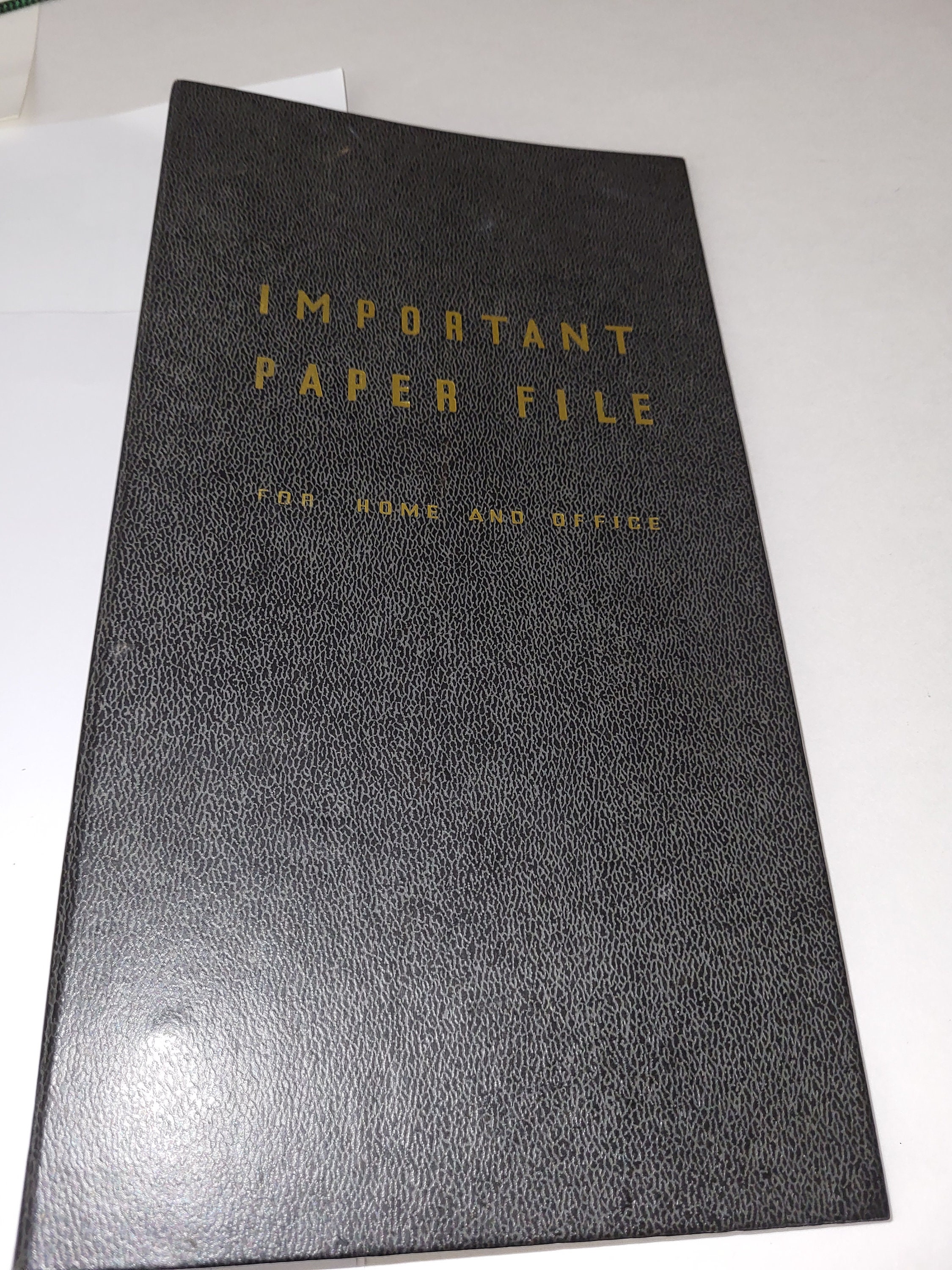 Vintage Binder Important Paper File - Etsy