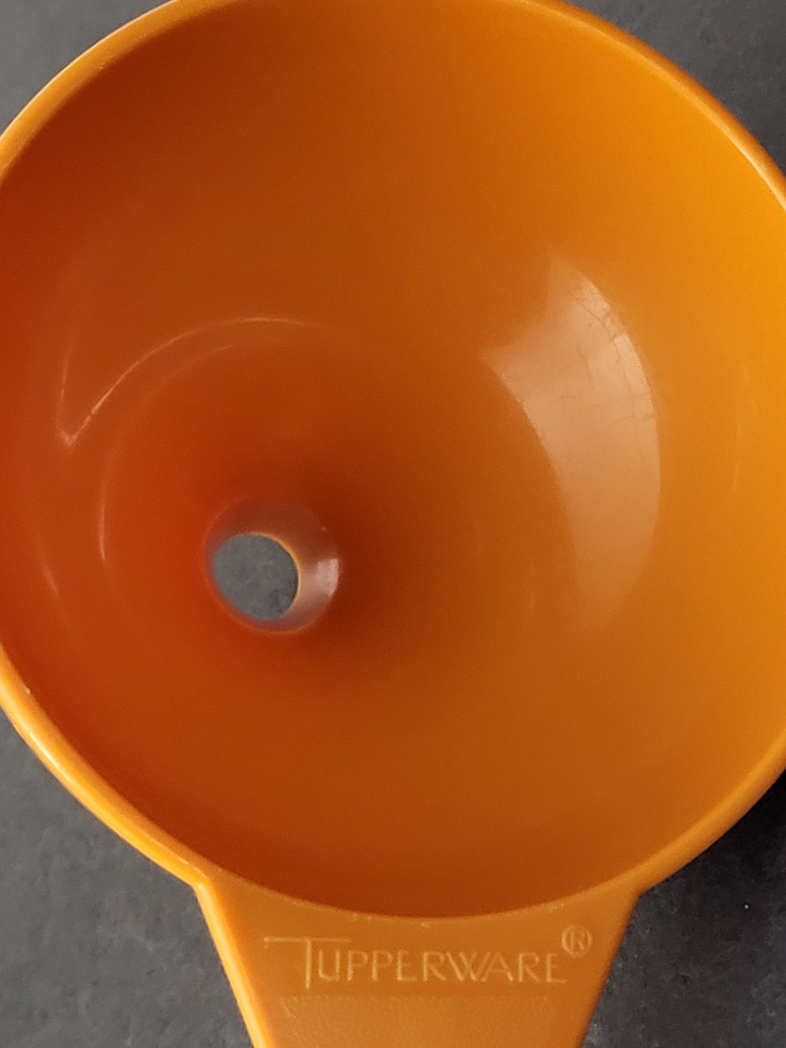 Tupperware Orange Funnel - Etsy