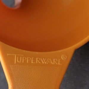 Tupperware Orange Funnel - Etsy