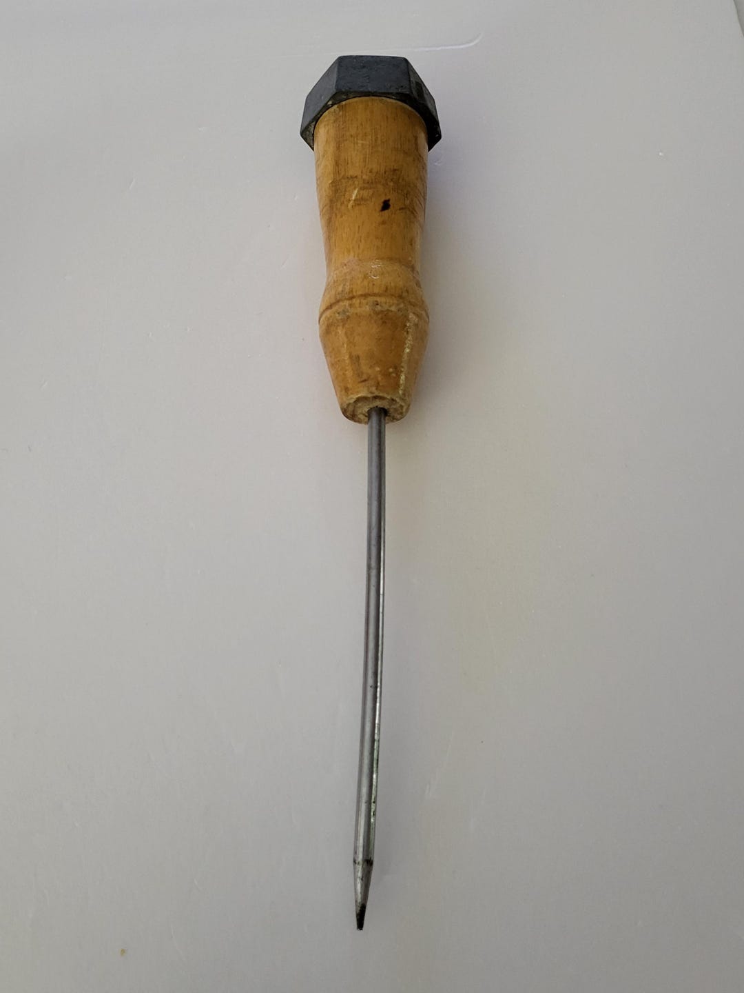Ice Pick With Wood Handle - Etsy