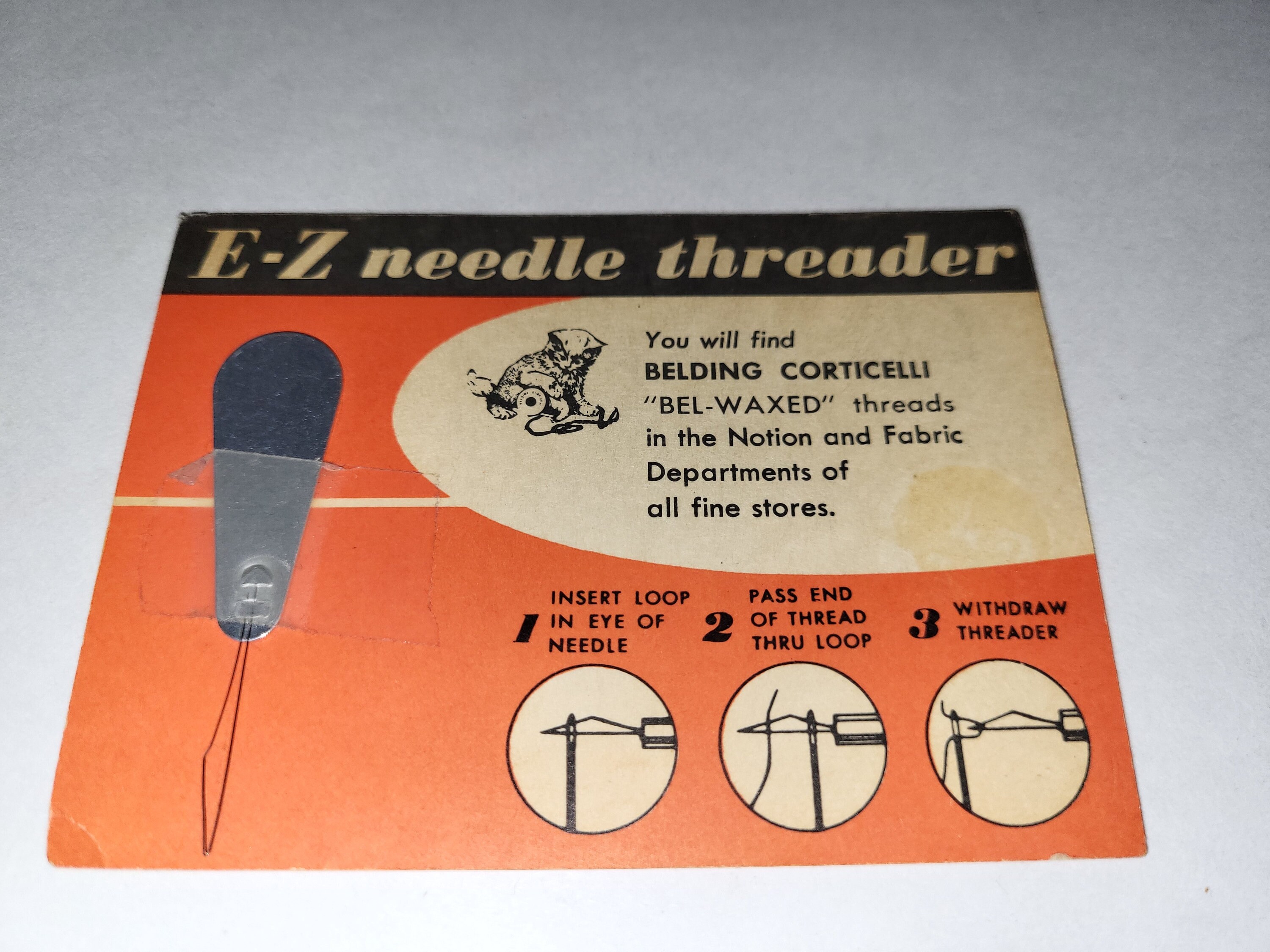 Vintage EZ Needle Threader - Etsy