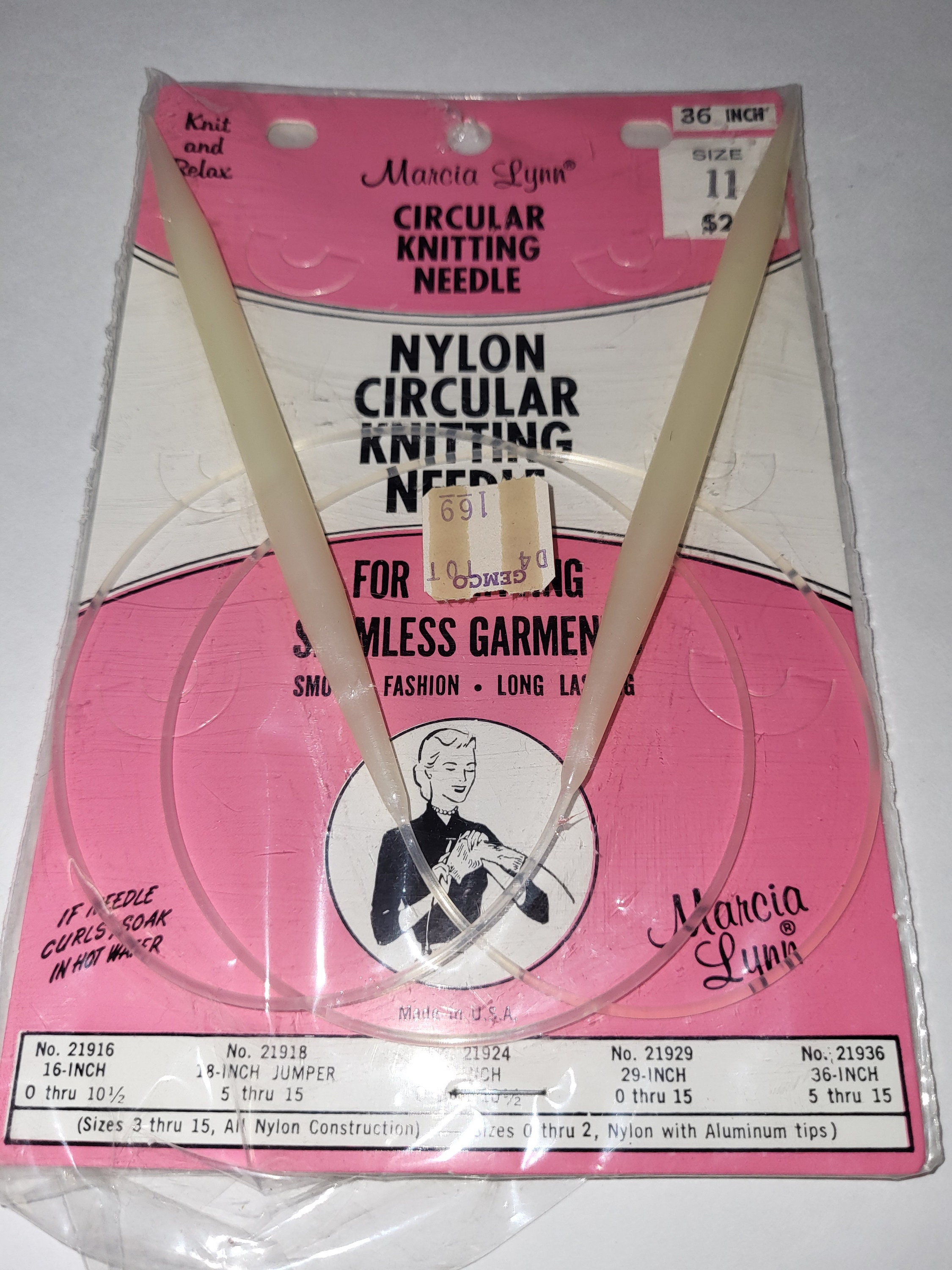 Vintage Marcia Lynn Circular Knitting Needles: YOU CHOOSE - Etsy