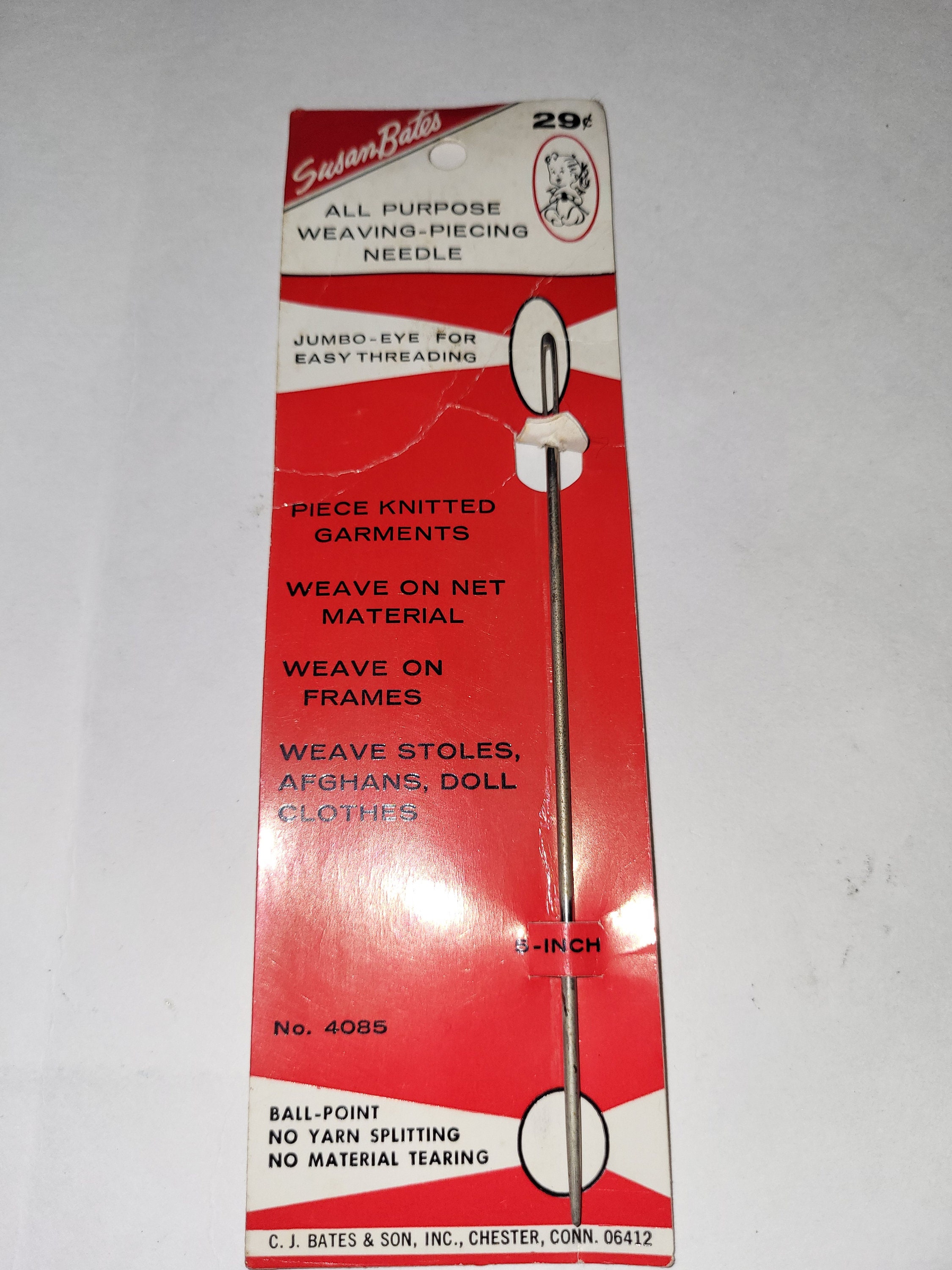 Vintage Susan Bates All Purpose Weaving Piecing Needle - Etsy