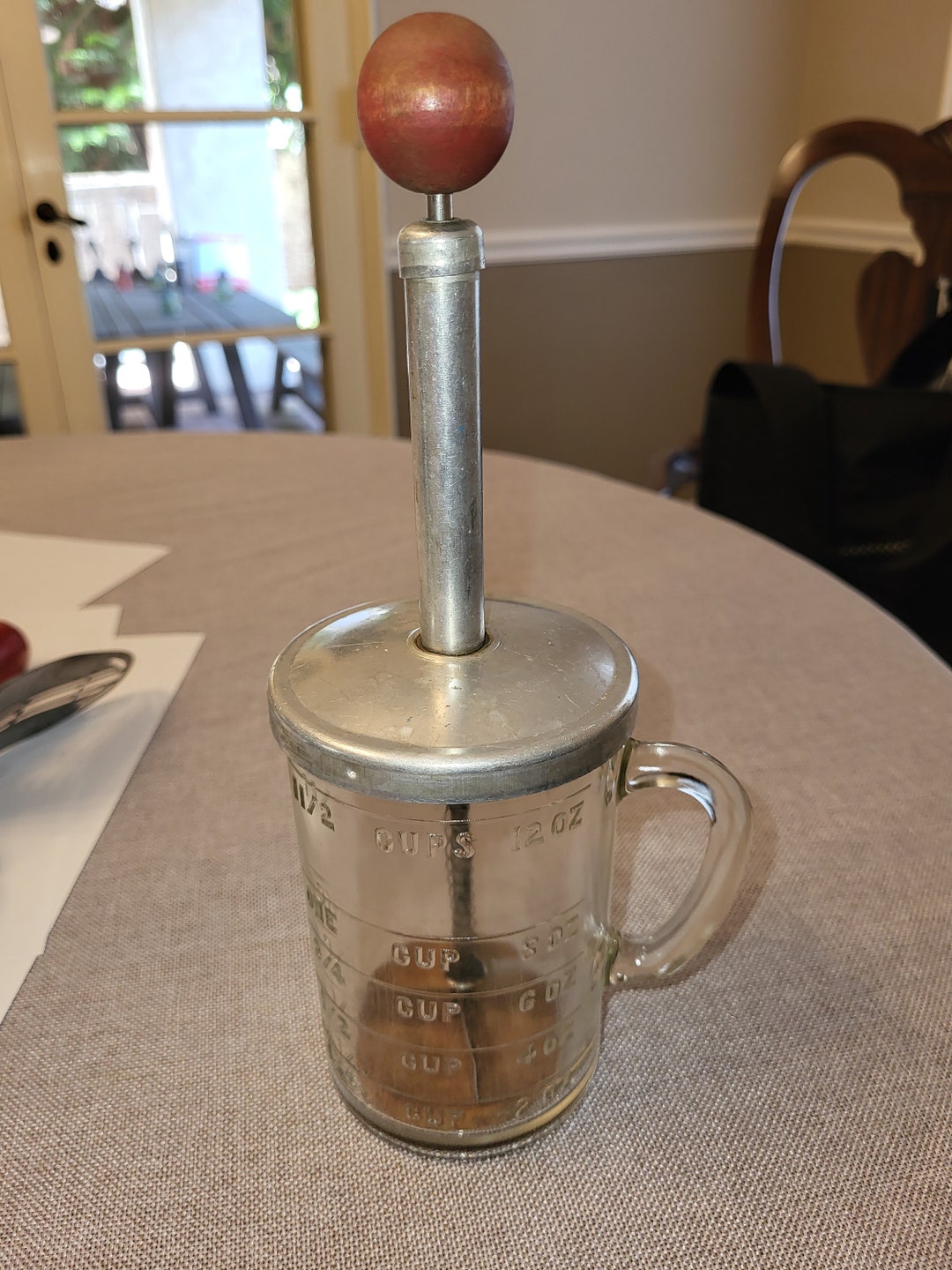 Vintage Pamco Glass Manual Chopper - Etsy