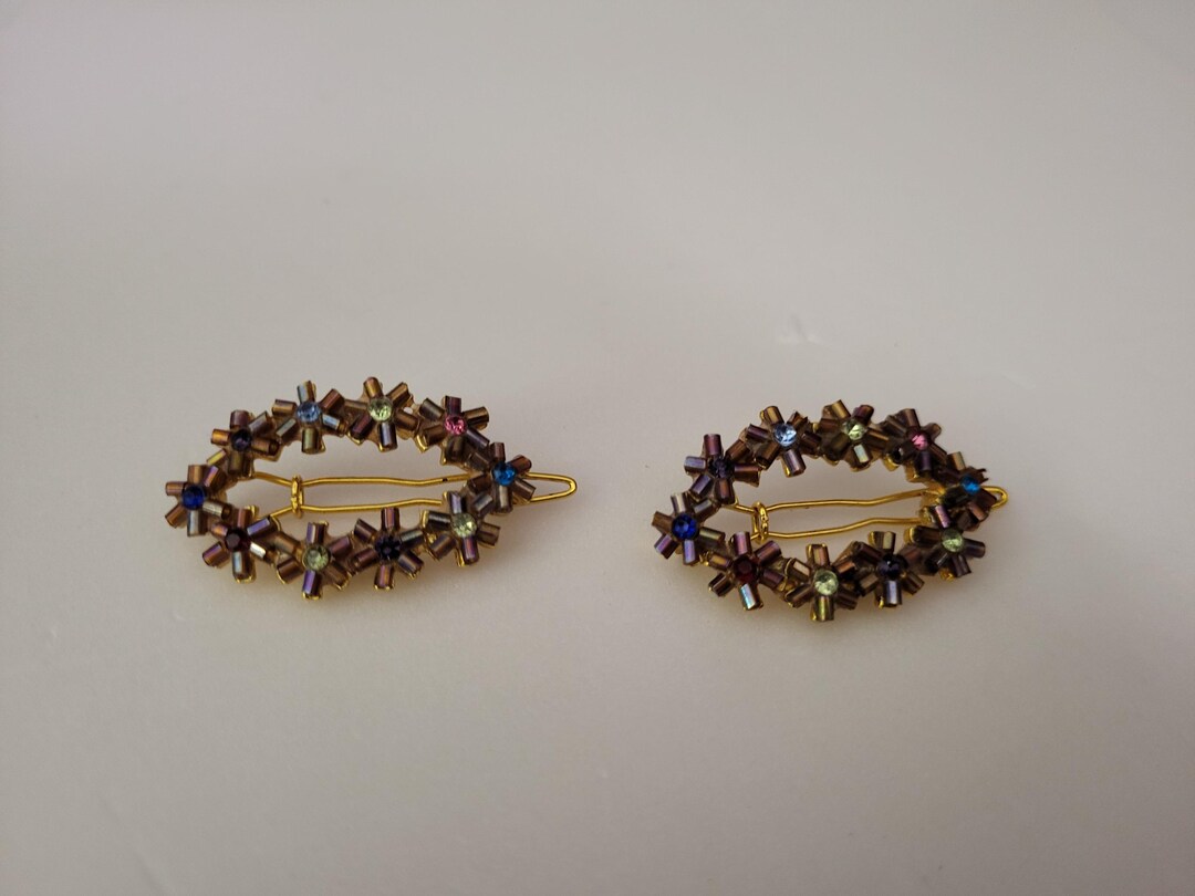 Pretty Colorful Barrettes - Etsy